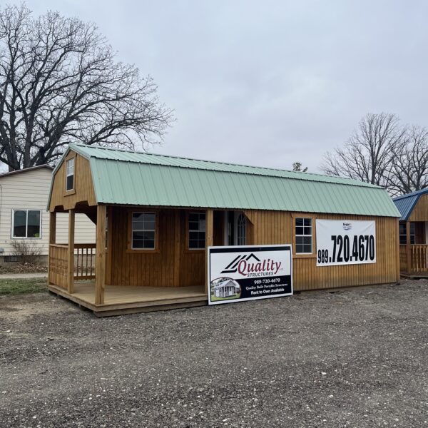 12X30 Bayfront Lofted Cabin - Quality Structures