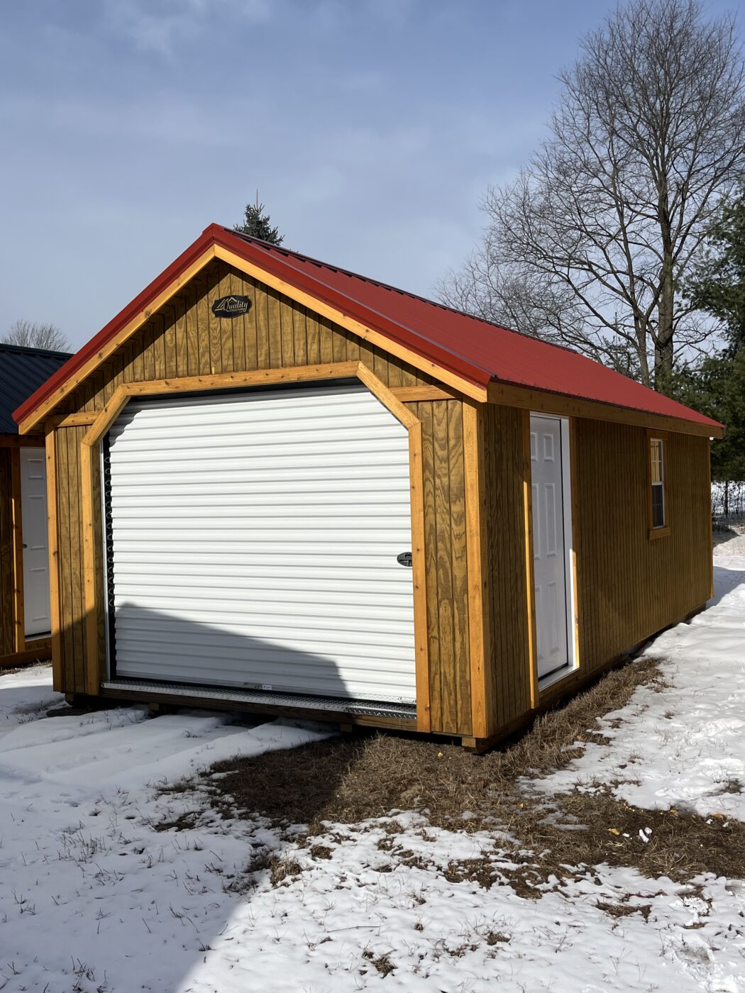 12x24 Deluxe Garage - Quality Structures